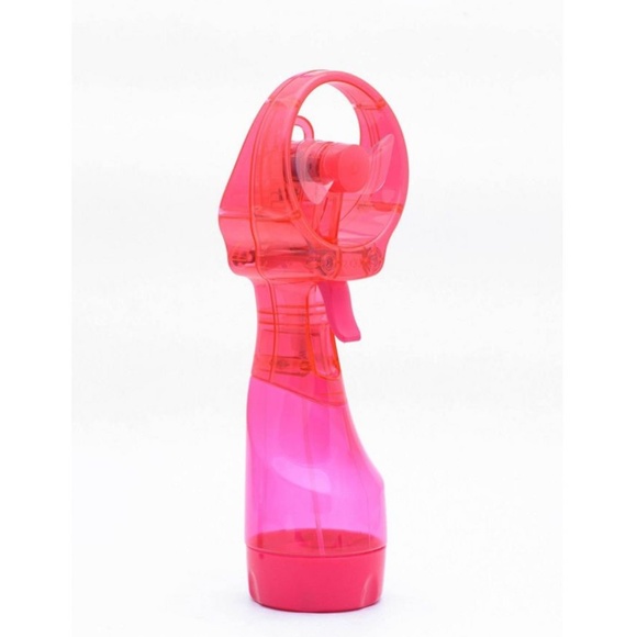 02Cool | Other | O2cool Deluxe Handheld Misting Fan Raspberry | Poshmark